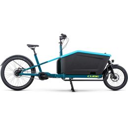 Cube Cargo Dual Hybrid 1000 | Gr. One Size | E-Transportrad Blau