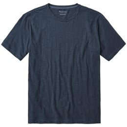 Knowledge Cotton Apparel Herren-T-Shirt gestreift S Navy-Blau