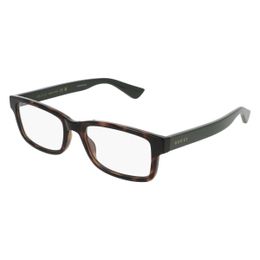 Gucci GG1717O Brille Unisex | Fassung: Vollrand, Quadratisch, Havanna