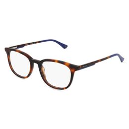 Hackett HE 1325 Brille Unisex | Fassung: Vollrand, Rund, Braun
