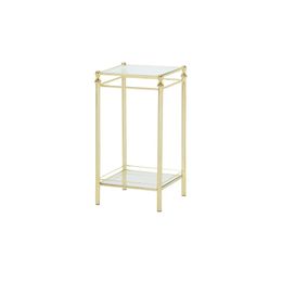 H&ouml;ffner Beistelltisch Halver gold Ma&szlig;e (cm): B: 40 H: 73 T: 40.0 &raquo; H&ouml;ffner