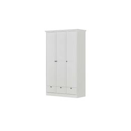 H&ouml;ffner Dreht&uuml;renschrank 3-t&uuml;rig Laurito &brvbar; wei&szlig; &brvbar; Ma&szlig;e (cm): B: 120 H: 200 T: 51.0 &raquo; H&ouml;ffner