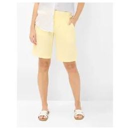 Culotte Brax "Style MEL B", Damen, Gr. 48, Normalgr&ouml;&szlig;en, gelb, Web, 100% Leinen, Hosen Culotte