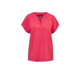 Schlupfbluse GOLDNER "Bluse mit Tunika Ausschnitt", Damen, Gr. 42, rosa (pink), Obermaterial: 100% Viskose CV., Sonstiges, Blusen Schlupfbluse, keine/nicht relevant