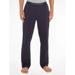 Sweathose "JERSEY PANT", Herren, Gr. S (48), N-Gr, blau (desert, sky, (dunkelblau)), Jersey, Obermaterial: 100% Baumwolle, Tommy Hilfiger Underwear, meliert, Basic kn&ouml;chellang, Hosen Sweathose, mit Tommy Hilfiger Schriftzug auf dem B&uuml;ndchen