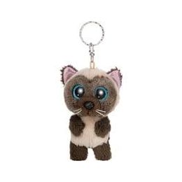 Nici Schl&uuml;sselanh&auml;nger GLUBSCHIS Siamkatze Selma, Schl&uuml;sselring beige
