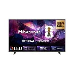 HISENSE 50E7S PRO Hi-QLED-Fernseher 126 cm (50 Zoll), schwarz/dunkelgrau, UltraHD/4K, Free-Sync-Premium, 144Hz Panel