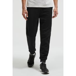 Sporthose CMPD, Herren, Gr. S, Normalgr&ouml;&szlig;en, schwarz, Single Jersey, Material: 100% Baumwolle, unifarben, relaxed fit lang, Hosen Sporthose, mit Elastikbund und Kordel