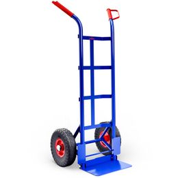 Gardebruk Sackkarre Blau Stahl 200kg klappbare Schaufel