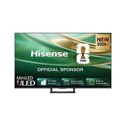 HISENSE ULED 65E8S MiniLED, QLED-Fernseher 164 cm (65 Zoll), schwarz/dunkelgrau, UltraHD/4K, Triple Tuner, Subwoofer, 144Hz Panel