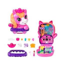Mattel Polly Pocket Pony Rodeo Schatulle Spielset mit Puppe und Pferdchen