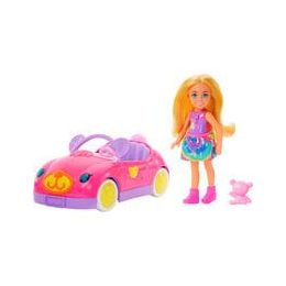 Mattel Chelsea und Teddyb&auml;r Cabrio Spielzeugauto f&uuml;r Kinder, Puppe