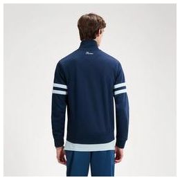 Trainingsjacke Ellesse "ROMA TRACK JACKET", Herren, Gr. XL, navy, light b, Jersey, Obermaterial: 50% Baumwolle, 50% Polyester, kontrastfarbene Details, unifarben, Basic h&uuml;ftlang, Rippb&uuml;ndchen, Jacken Trainingsjacke, sportlicher Stil, komfortable Passform
