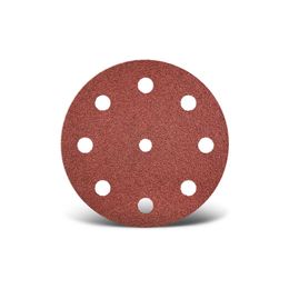 Menzer Klett-Schleifscheiben &Oslash; 125 mm K120 9-Loch Set 50 St&uuml;ck (231031120)