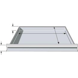 Sch&auml;fer Shop Schubladen, f&uuml;r Feldbreite 995 mm, H 100 mm, T 600 mm, hellsilber