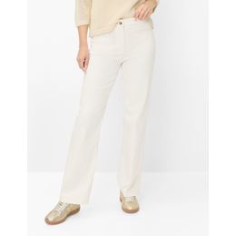 Raphaela by Brax Damen Marlenehose Style PEGGY FLARED ECRU, denim cremewei&szlig;, Gr. 36