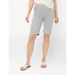 Raphaela by Brax Damen Bermuda Style PAMINA BERMUDA VERY LIGHT GREY,SLIGHTLY USED, denim hellgrau, Gr. 38
