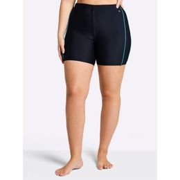 sheego Gro&szlig;e Gr&ouml;&szlig;en Badeshorts mit Shaping-Einsatz, tiefblau, Gr&ouml;&szlig;e 48 - Damen