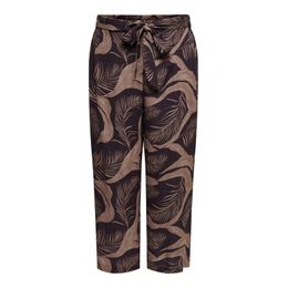 Only sheego Gro&szlig;e Gr&ouml;&szlig;en Culotte, shopping bag aop:upscaled palm aop, Gr&ouml;&szlig;e 44 - Damen