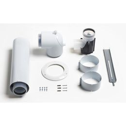 Vaillant Basis Anschluss Set 80/125 mm 303250 konzentrisch, an Abgasleitung &Oslash; 80 PP im Schacht