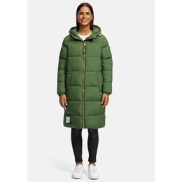 Winterjacke Marikoo "Nomadiaa", Damen, Gr. L, gr&uuml;n (pine olive), Obermaterial: 100% Polyester; Innenseite: 100% Polyester; Futter: 100% Polyester; Wattierung: 100% Polyester, Jacken Winterjacke, Lange Damen Winterjacke