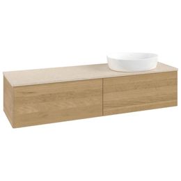 Villeroy & Boch Villeroy und Boch Antao Waschtisch-Unterschrank L38013HN 160x36x50cm, Waschbeckenplattenfarbe botticino, honey oak