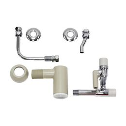 Vaillant uniSTOR Sicherheitsgruppe 0020174068 mit Rohrgarnitur R 1/2, Unterputz, unter 6 bar, mit Ablauftrichter