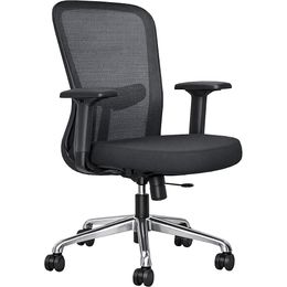 B&uuml;rostuhl Thrill Mesh Plus, mit Netzr&uuml;ckenlehne, schwarz kaiserkraft