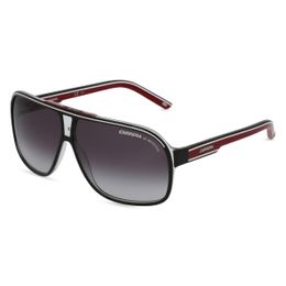 Carrera GRAND PRIX 2 | Herren-Sonnenbrille | Fassung: Vollrand, Quadratisch, Acetat, Schwarz Mehrfarbig | Glasfarbe: Grau Verlaufend