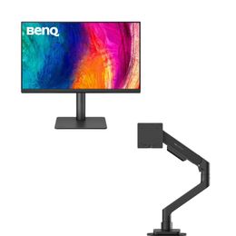 BenQ DesignVue PD2706QN Grafik Monitor 68,58 cm (27 Zoll) + BenQ Ergo Arm BSH01