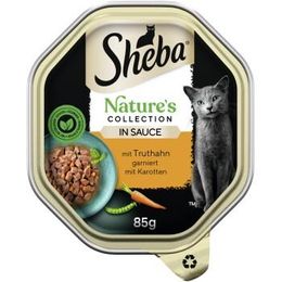 Sheba Nature&acute;s Collection 22 x 85g in Sauce Truthahn und Pute
