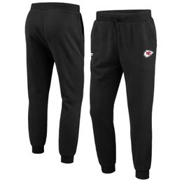 Jogginghose Fanatics "Fanatics Jogginghose Kansas City Chiefs Primary Logo Graphic", Herren, Gr. M, US-Gr&ouml;&szlig;en, schwarz, Sweatware, 85% Baumwolle, 15% Polyester, Hosen Jogginghose