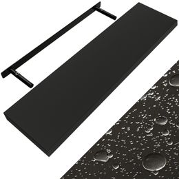 Casaria Wandregal Schweberegal 90cm Schwarz + Halterung