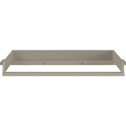 Germania Wickelaufsatz 7032-186 GW-Tomino, in Steingrau, passend zur Kommode 7030, GS-zertifiziert, 105 x 10 x 77 cm (BxHxT)