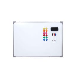 Whiteboard MCW-C84, Magnettafel Memoboard Pinnwand, inkl. Zubeh&ouml;r ~ 60x45cm