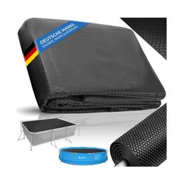 TecTake&reg; Pool-Solarfolie, rechteckig und selbstschwimmend, St&auml;rke 200 &micro;m, 500 x 1000 cm