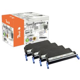 Peach HP 643 A 4 Toner (bk, c/m/y) ersetzt HP No. 643A f&uuml;r z.B. HP Color LaserJet 4700, HP Color LaserJet 4700 DN, HP Color LaserJet 4700 DTN (wiederaufbereitet)