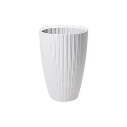 GARDEN ID Blumentopf &ndash; Garten-ID &ndash; Elegant &ndash; 40 x 58 cm &ndash; F&uuml;r Garten, Balkon oder Innenr&auml;ume &ndash; Wei&szlig;