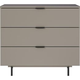 Germania Kommode 7030-186 GW-Tomino, in Steingrau, ged&auml;mpfte Schubk&auml;sten mit self-soft-close, GS-zertifiziert, 105 x 92 x 54 cm (BxHxT)