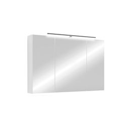 ByLiving Spiegelschrank SPREE, Breite 90 cm, wei&szlig;, LED Beleuchtung
