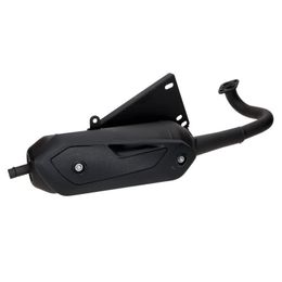 Auspuff Tecnigas Silent Pro schwarz f&uuml;r Suzuki Address, Derbi Vamos
