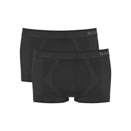 Hipster Sloggi "Men GO Smooth", Herren, Gr. M, schwarz, Single Jersey, Obermaterial: 72% Baumwolle, 21% Polyamid, 7% Elasthan, unifarben, k&ouml;rpernah, Unterhosen, nahtlos, atmungsaktiv, Baumwoll-Mix, elastischer Bund