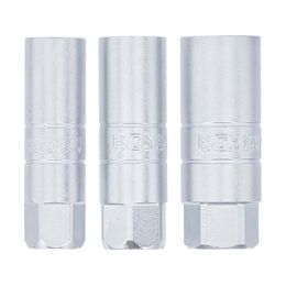 BGS-technic Steckschl&uuml;sselsatz f&uuml;r Z&uuml;ndkerzen 3/8 Zoll 14mm / 16mm / 18mm