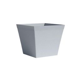 GARDEN ID Quadratischer Topf &ndash; GARDEN ID &ndash; Green Care Impact Blau-Grau &ndash; 39 x 33 cm &ndash; 10 Jahre Garantie &ndash; 100 % recycelt &ndash; UV- und frostbest&auml;ndig