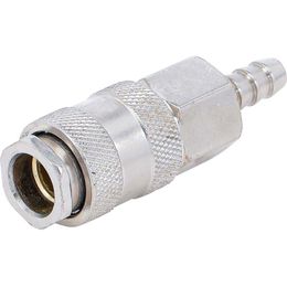 BGS-technic Druckluft-Schnellkupplung mit 8mm Schlauchanschluss