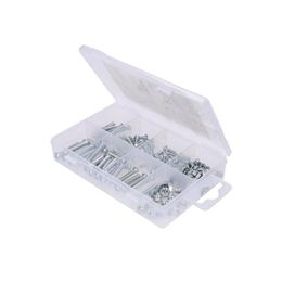 BGS-technic Maschinenschrauben und Muttern Sortimentskasten M4, M5 126-teilig
