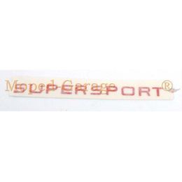Aufkleber Rot 92x7mm f&uuml;r Z&uuml;ndapp, KS 50 Super Sport
