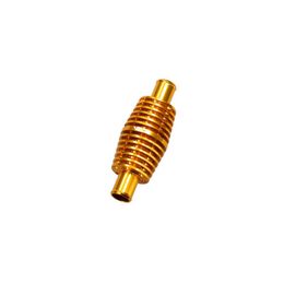 Durchlaufk&uuml;hler VOCA Aluminium gold (40x106) 17mm Schlauchanschluss