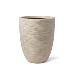 Capi Europe Elegante, niedrige Vase &ndash; Capi Europe &ndash; WASTE RIB NL &ndash; 46 x 58 cm &ndash; Beige Terrazzo