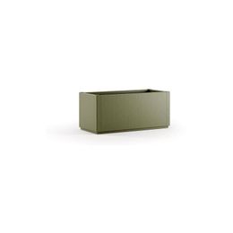 Stefanplast Ethica rechteckiger Blumenkasten 80 cm gr&uuml;n